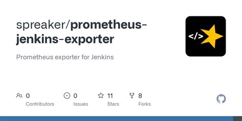 GitHub Spreaker Prometheus Jenkins Exporter Prometheus Exporter For Jenkins