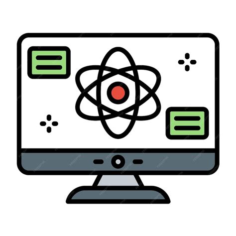 Premium Vector Quantum Computing Vector Illustration Style