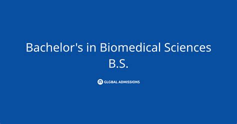 Bachelors In Biomedical Sciences Bs At University Of South Florida