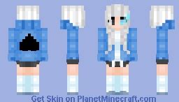 Sans Girl Minecraft Skin