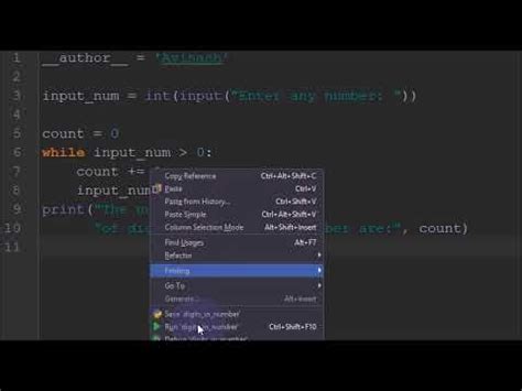 How To Find Number Of Digits In A Given Number In Python Programminginpython YouTube