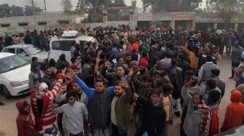 Punjab Panchayat Polls Live Villagers Protest Booth Capturing In