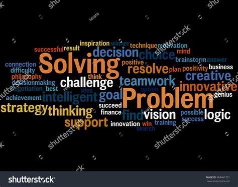 Problem Solving Word Cloud Concept On Stock Illustration 464461751 Shutterstock