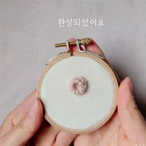 프랑스자수 쉽고 귀여운 입체 꽃 자수 Ft 레이즈드컵 스티치 네이버 블로그