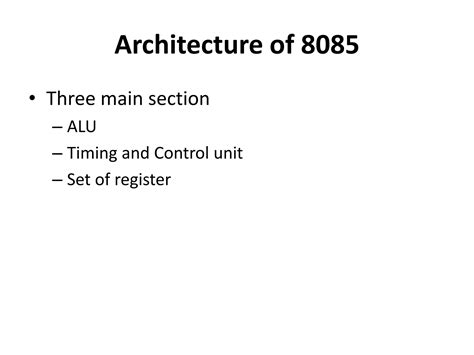 unit ii 8085 microprocessor and 8051 microcontroller me6702 mechatronics pptx data