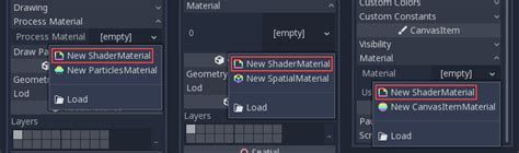 Shader Materials — Godot Engine 32 Documentation In English