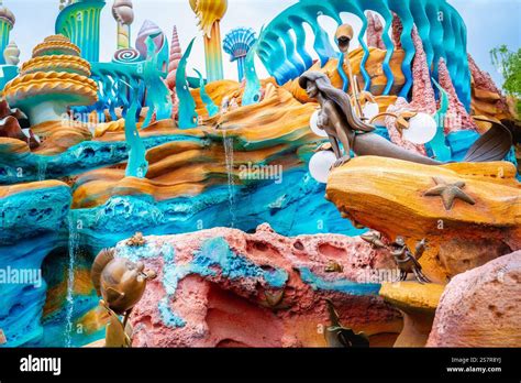 Maihama Urayasu Chiba Japan Apr 18 2024 The Little Mermaid