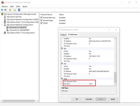 Sql Server Tcp Dynamic Ports Vs Tcp Port Porta Dinâmica X Estática Dirceu Resende