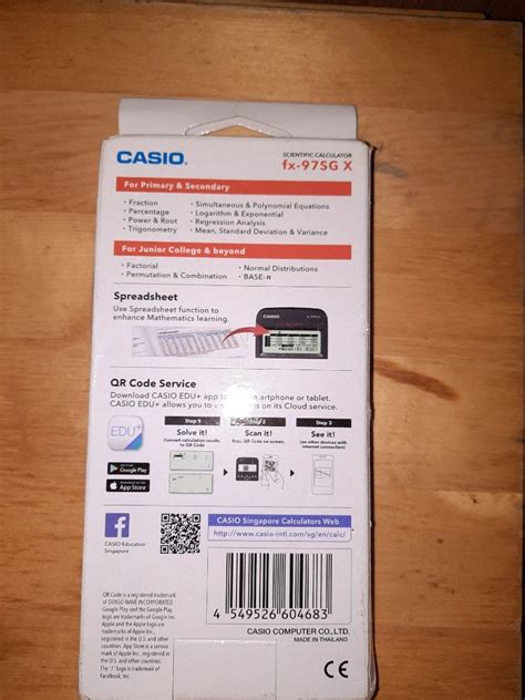 Casio Scientific Calculator Hobbies Toys Stationery Craft Stationery Babe Supplies On