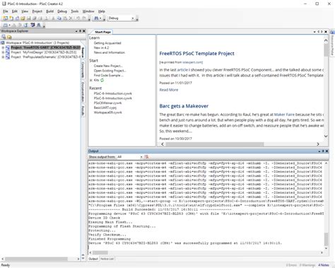 Lesson 3 Psoc 6 Introduction Freertos And A Debugging Uart Iot Expert