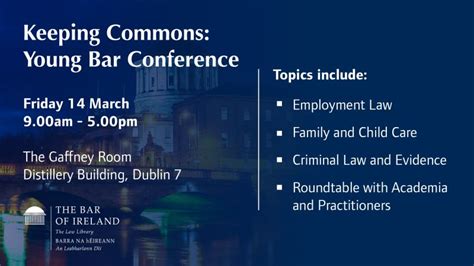 Conference On 14 March 2025 Organised By Chloe Cass Bl And Members Of The Young Bar Committee