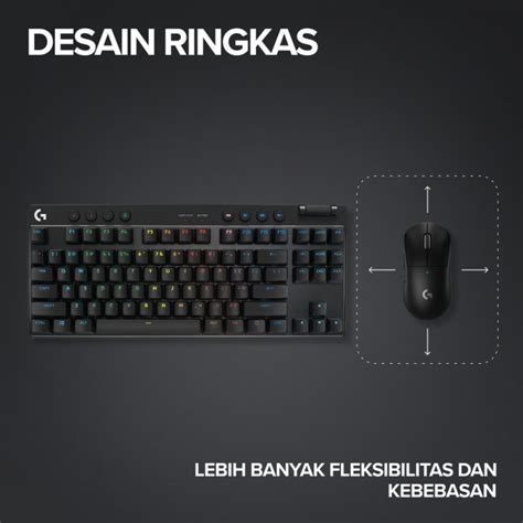 Jual Logitech G Pro X Tkl Lightspeed Keyboard Gaming Wireless Gpro X Di Seller Velvet Store