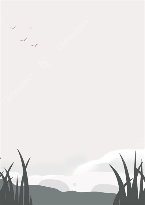 Plant Hierarchy In Traditional Gray Elegance Page Border Background