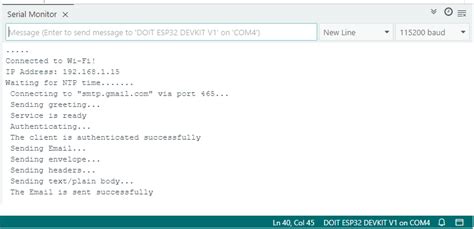 Simple Way To Send Email Using Esp32