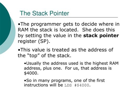 ppt eet 2261 unit 6 the stack subroutines powerpoint presentation