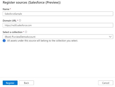在 Microsoft Purview 中连接和管理 Salesforce Microsoft Learn