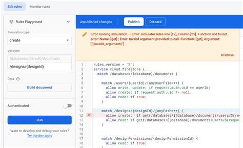 Firestore Security Tester Get Function Not Found Stack Overflow