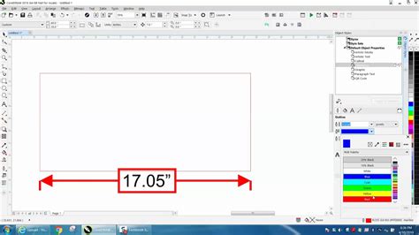 Corel Draw Tips Tricks Dimension Tool Change Color YouTube