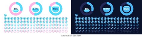 loading indicator progress bar neon blue stock vector royalty free