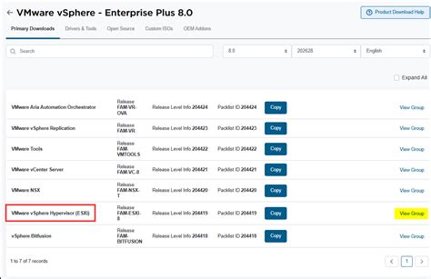 Select The Release You Wish To Download From The Dropdown