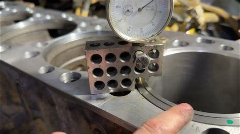 Cutting Counter Bores On 3406 C15 Cat Engine Youtube