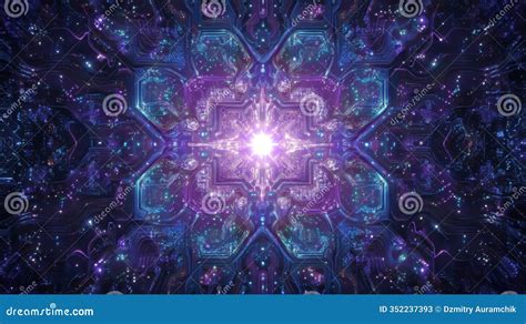 A Futuristic Circuit Board Design Featuring Glowing Lines And A Central Core Embodying Abstract