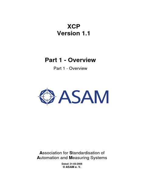 Asam Xcp Part1 Overview V1 1 0 Pdf Internet Protocols Internet