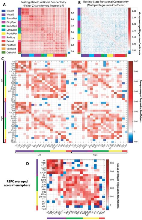 Resting State Functional Connectivity Rsfc Matrices Download