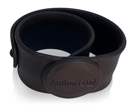 26 Bit H10301 Proximity 125 Khz Wiegand Rfid Slap On Black Wristbands