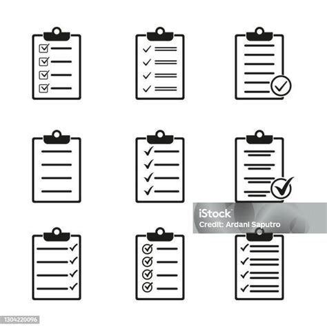 클립 보드 체크리스트 아이콘 흰색 배경에 격리 클립 보드 참고 아이콘 벡터 그림 0명에 대한 스톡 벡터 아트 및 기타 이미지 0명 검은색 노트 Istock