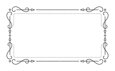 Vintage Border Frame Rectangle