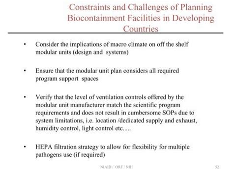 Constraints And Challenge