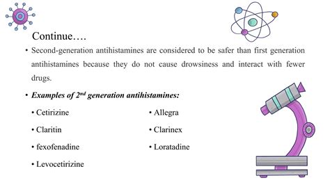 Generation Of Antihistamine Pptx