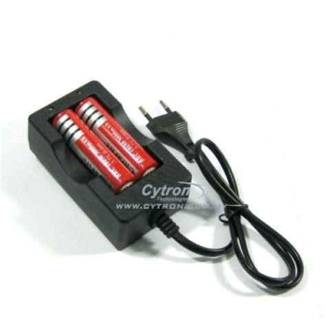 Dual 18650 Li Ion Battery Charger