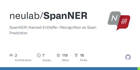 Github Neulabspanner Spanner Named Entityre Recognition As Span Prediction
