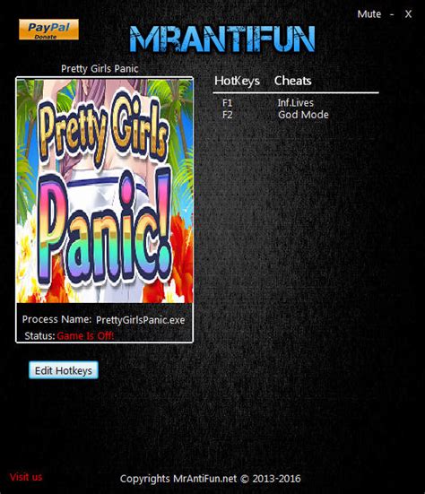 Pretty Girls Panic Trainer 2 V01 18 2017 Mrantifun Download Cheats