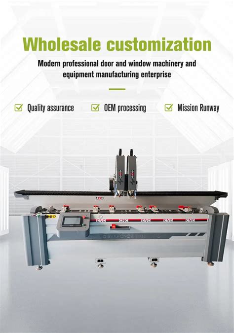 3000x210x280mm Cnc 이중 축 알루미늄 프로파일 드릴링 및 밀링 머신 창 및 도어 제작 기계