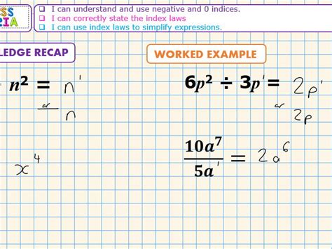 Laws Of Indices Algebra Based Powerpoint Lesson Ks3 Ks4 Teaching
