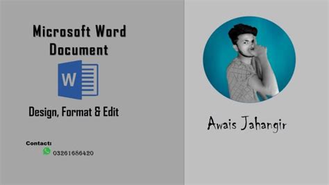 Format Design Edit Microsoft Ms Word Document And Pdf By