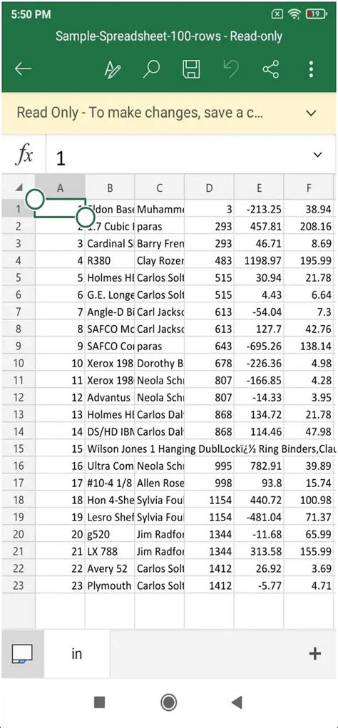 안드로이드 폰에서 Csv 파일을 열고 편집하는 3가지 방법 Vpn Cboard
