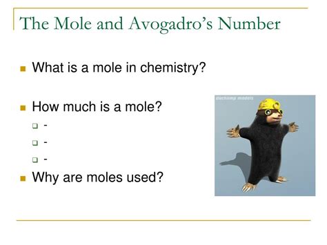 PPT Moles A Counting Unit In Chemistry What Is A Mole Why Do We Use Moles Mole