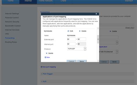 Port Forwarding On Huawei Hg630 V2 Home Gateway Not Working Toms Hardware Forum