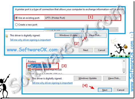Installing A Printer With Own Drivers Using HP As An Example Under Win