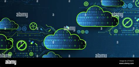 Technology Background Big Data Concept Binary Computer Code Vector