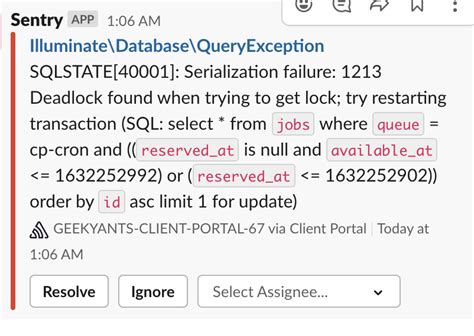 Mysql How To Avoid Deadlock Condition While Running Jobs Table And