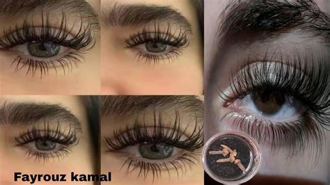 لن تصدق رموش طويله وحواجب كثيفه من أول أسبوع فعالة 💯 ب 3 مكونات فقط 👌