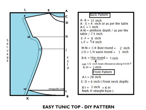 Sew A Simple Tunic Top Dress With Free Diy Pattern Sew Guide