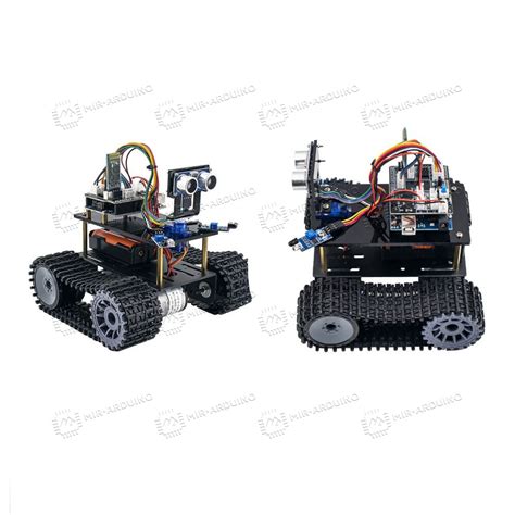 Купить набор для моделирования Ардуино Arduino Tank Robot Lafvin в Москве цена 9710 рублей в