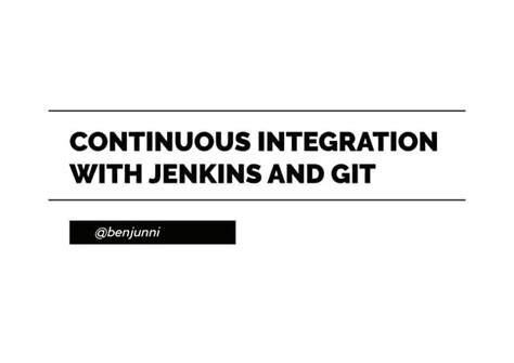 continuous integration with jenkins and git pdf computing technology and computing