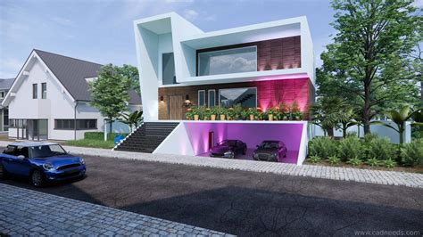 Revit Enscape 2 9 Sunny And Overcast Rendering Cad Needs Download